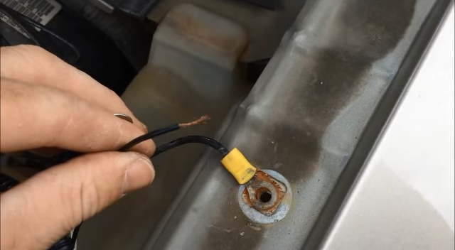 Where is The Engine Ground Wire Located?