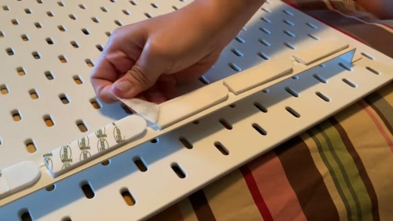 How to Mount Pegboard without Drilling