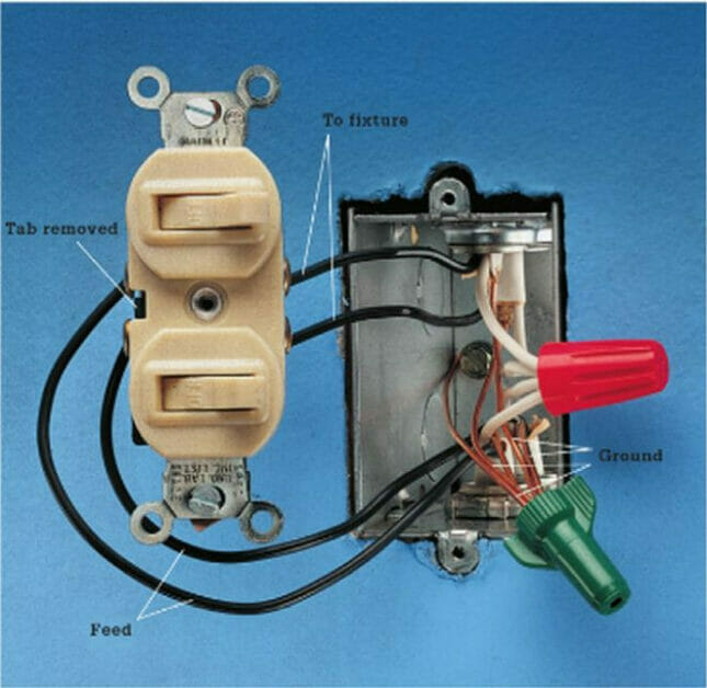 How to Wire a Double Switch (6 Steps)
