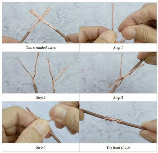 How to Twist Wires Together