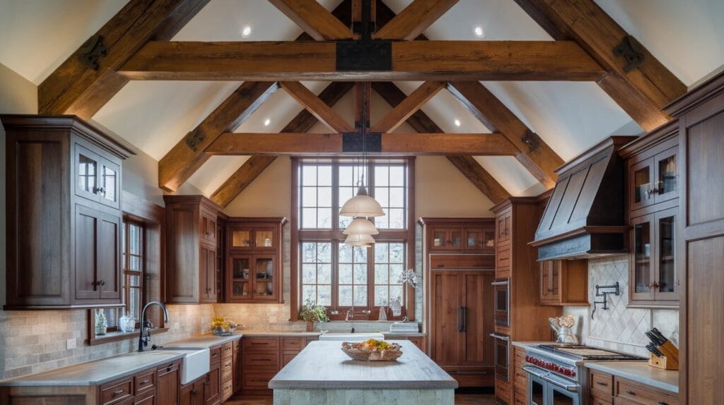 Beamed Kitchen Ceilings (Design Tips & Benefits)