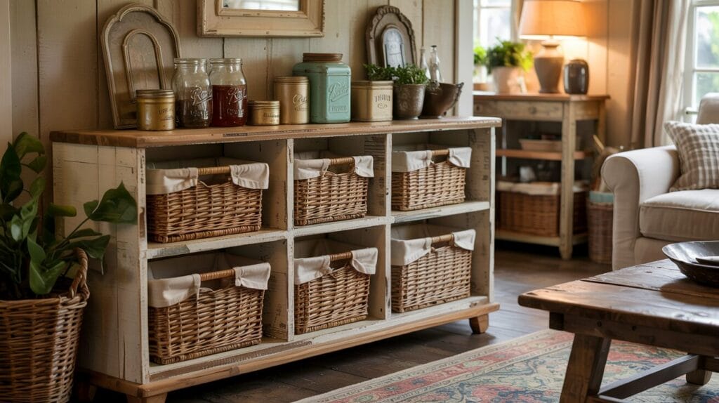 Farmhouse Storage and Organization Ideas (Stylish Tips)