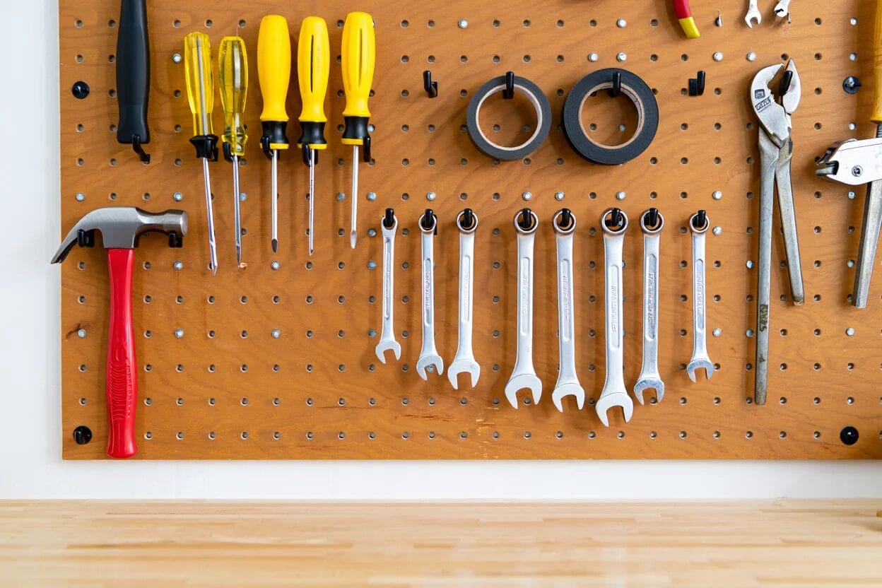 10 Creative Pegboard Layouts for Your Garage Wall: Organize Tools ...