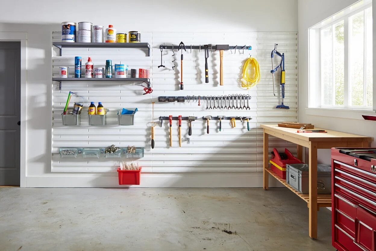 10 Creative Pegboard Layouts for Your Garage Wall: Organize Tools ...