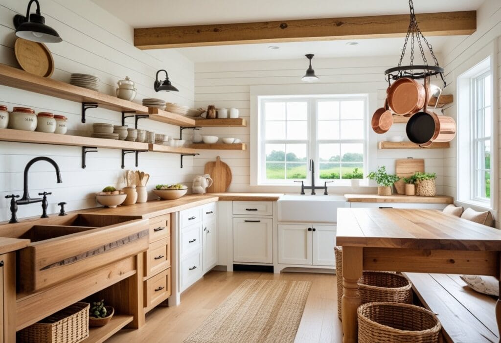 7 Farmhouse-Style Kitchen Upgrades You Can Do in a Weekend for a Cozy ...