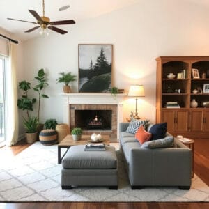 Cozy October Living Room Refresh That Wows In One Day (Quick cozy hacks)